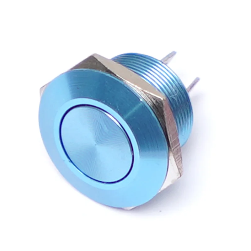 Mitec Metal Push Button Switch Premium Colour Anodized Aluminium 12mm ...