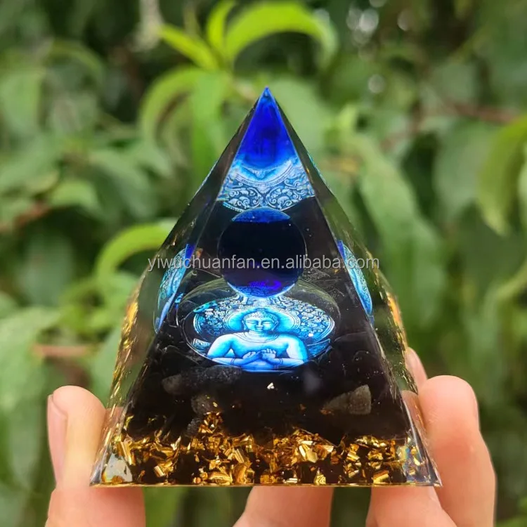 Crystal Stone Eight Diagrams Pyramid Crystal Healing Energy Cross ...