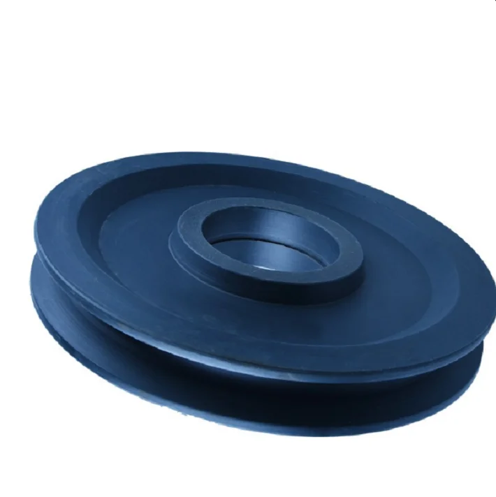 Customized Cast Iron Wheel Flat Belt Elevator Pulley Split Pulley For ...