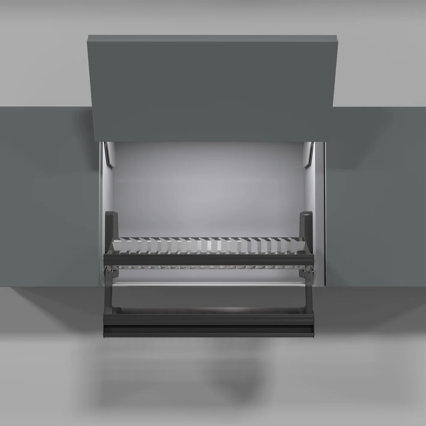 Verov Pull Down System Dish Rack Ss201 Modern Kitchen Cabinet Hardware ...