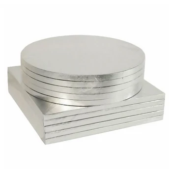 2023 Hot Selling 14" Square Round Smooth Edge Foil Wrapped Cake Drums 1 ...