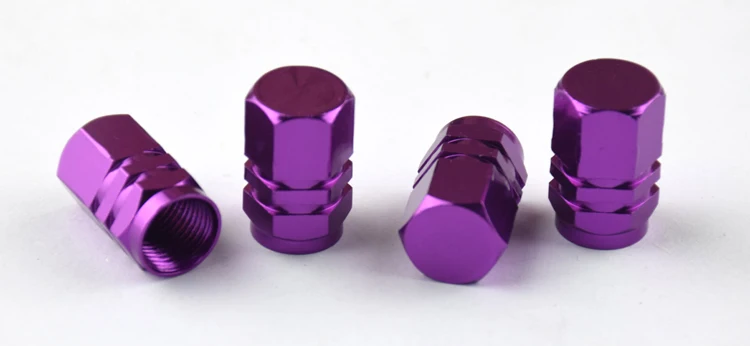 Universal Fluorescent Glow In The Dark Car Tire Valve Stem Caps Covers ...