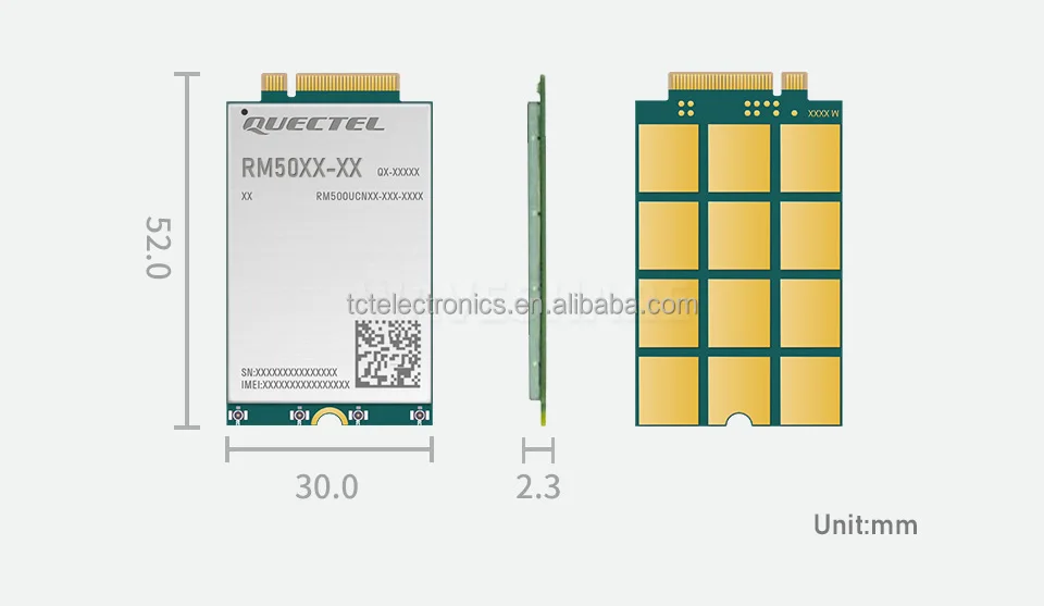 QUECTEL RM500U-CNV 5G Module with DFOTA & VoLTE Function, ODM
