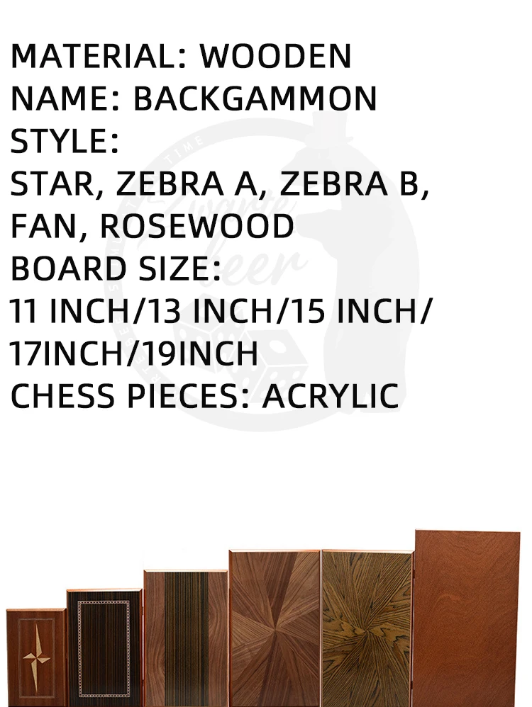Wholesale Wooden Backgammon Luxury Solid Wood Backgammon Custom Puzzle ...