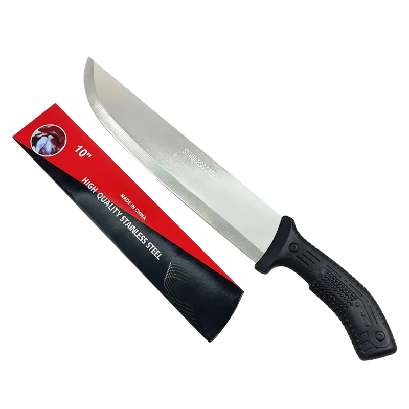 Stainless Steel Slaughter Knife with PP Plastic Handle