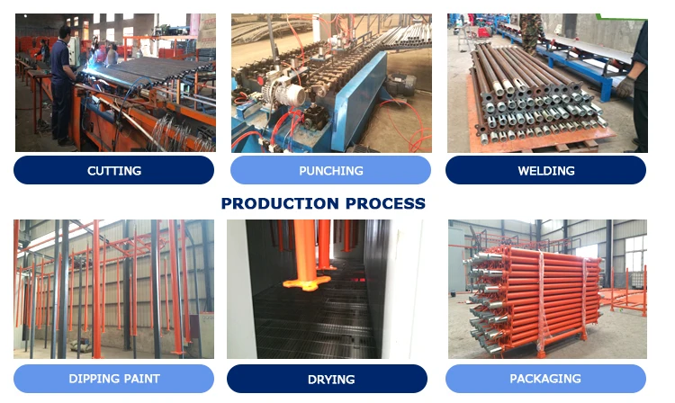 Galvanized Shuttering Support Acro Post Shoring Prop Adjustable Height ...