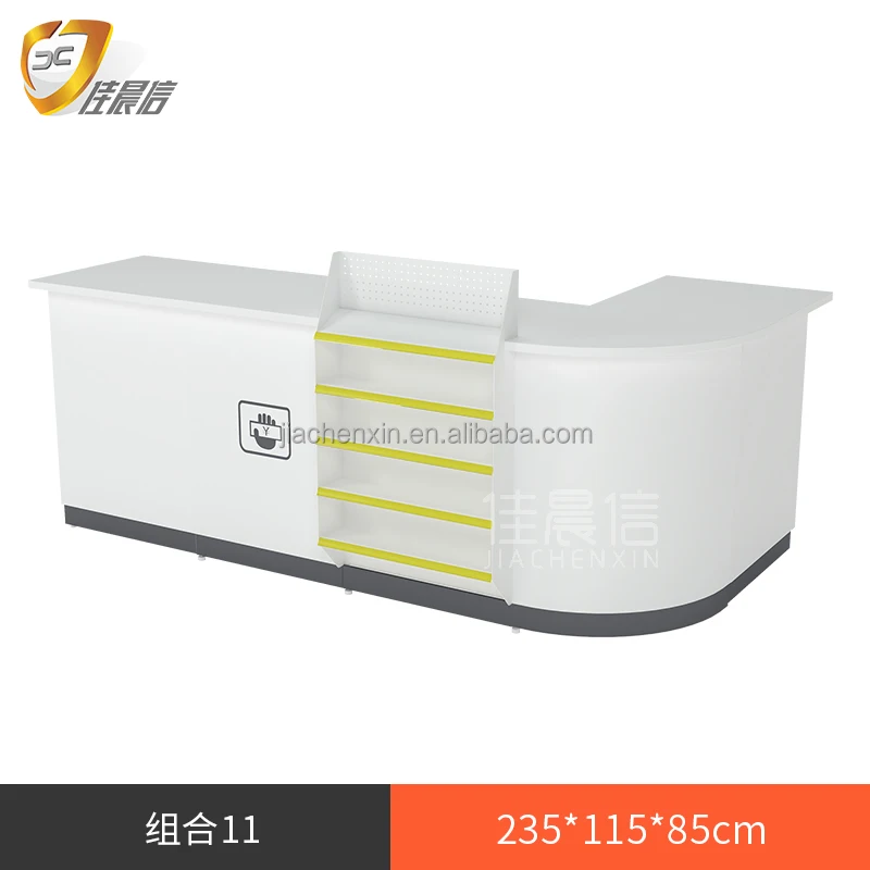 Customized Supermarket Checkout Counter - Steel & Convenient