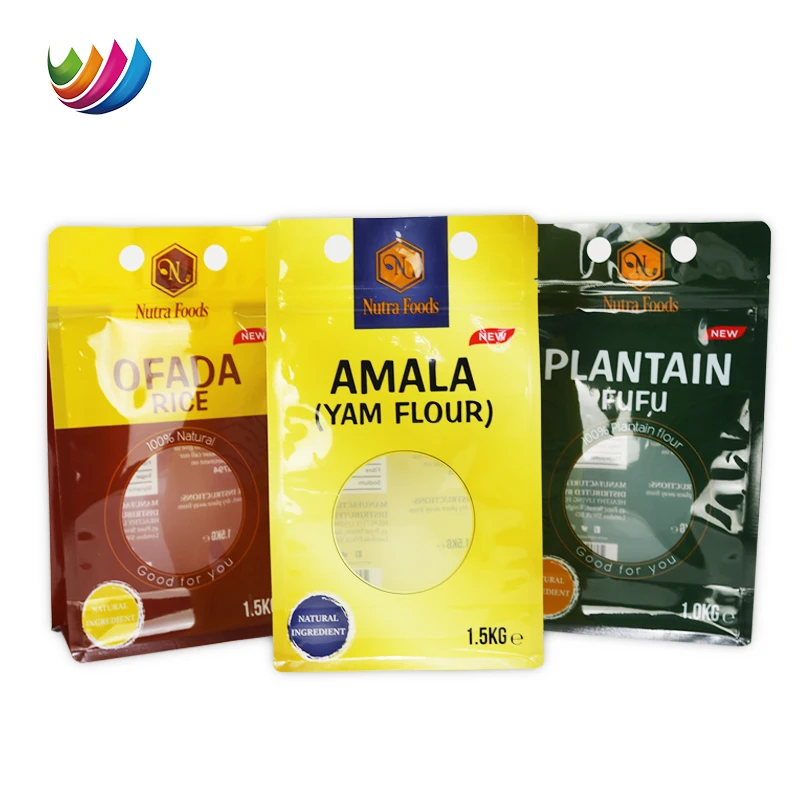 Custom Printed Grain Rice Tapioca Flour Packaging Bags