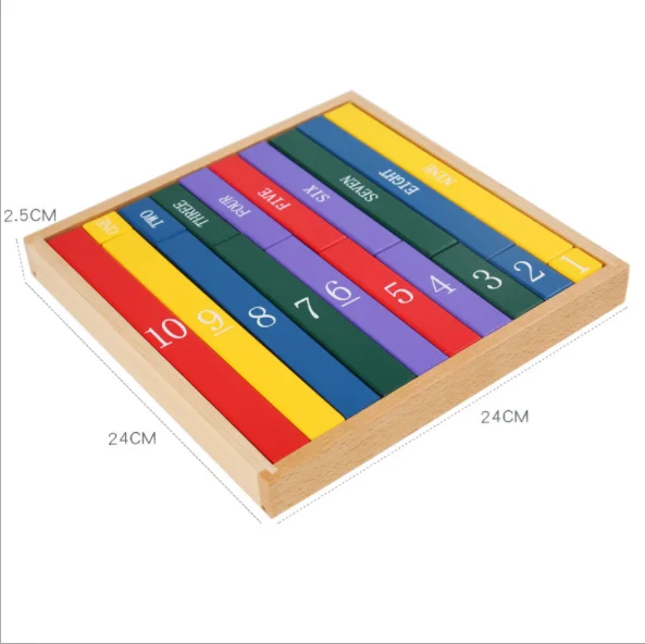 Kindergarten Color Decimal Stick Kindergarten Toys Children's Play ...