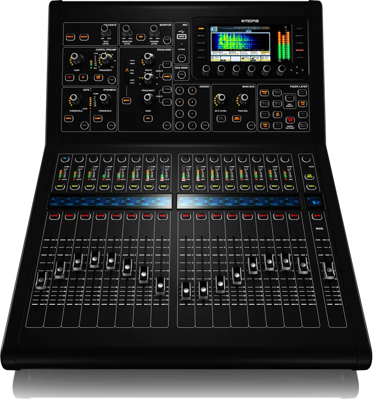 All New Midas M32r Live Digital Mixer + Dl32 Stage Box + 150' Cat5 ...