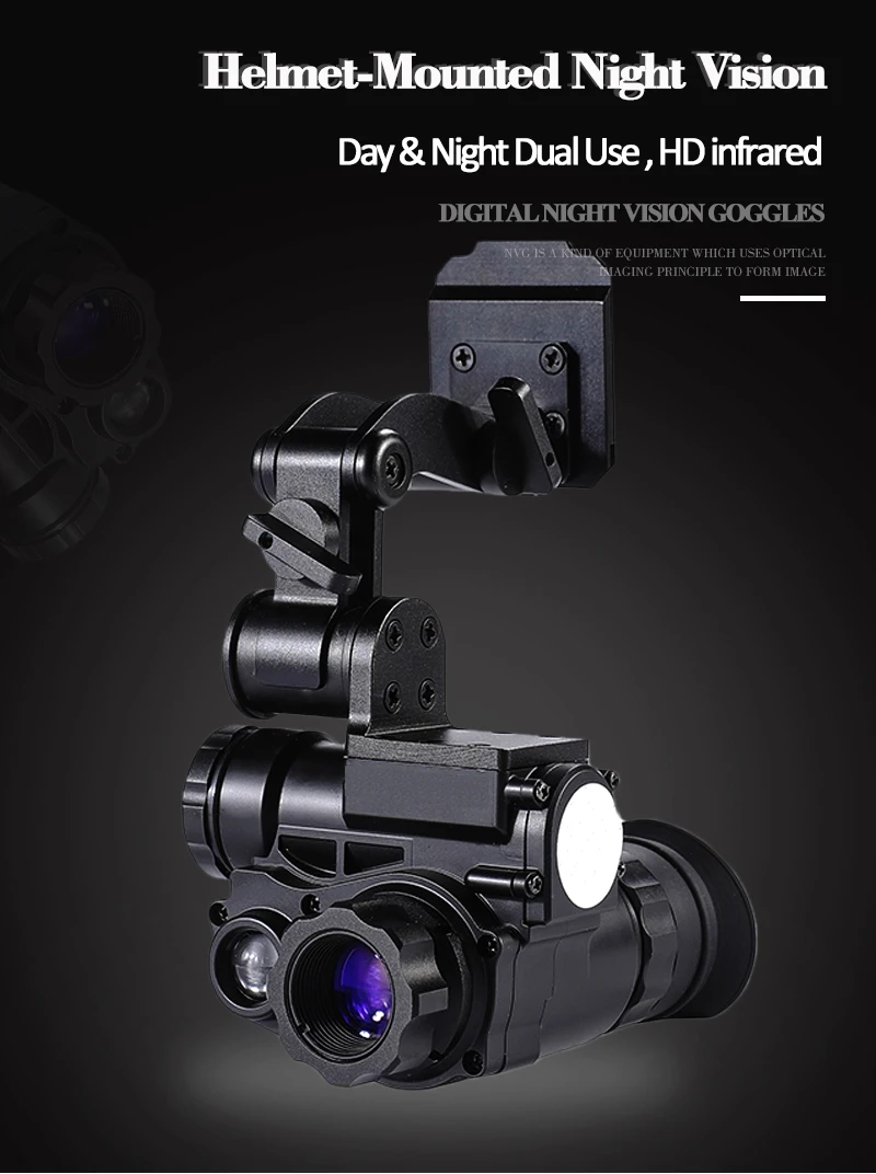 MAIP NVG10 Helmet Mounted Thermal Infrared Image Night Vision Monocular ...