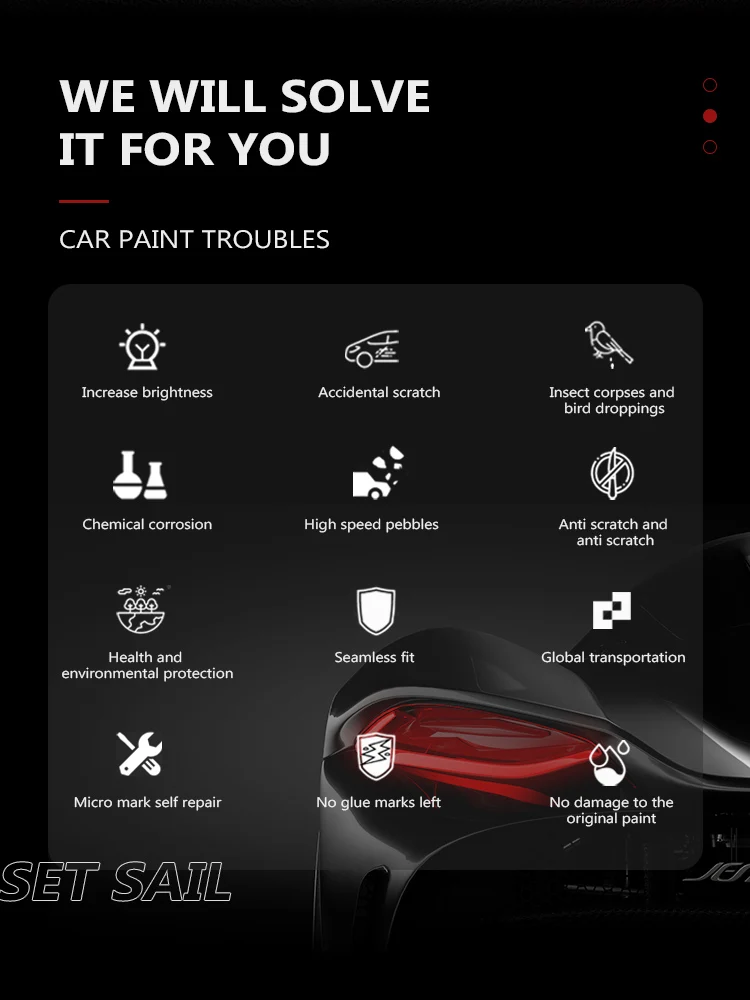 High Quality Self- Healing Transparent Ppf 1.52x15m Tpu Car Film Tpu ...