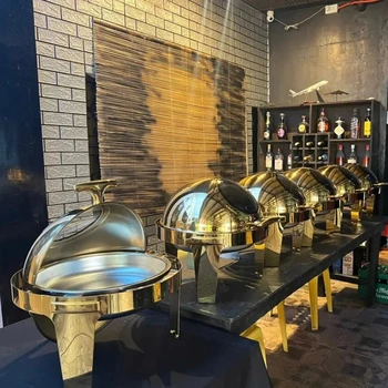 Luxury Buffet Hotel Buffet Thermal Hotel Stainless Steel Food Warmer ...