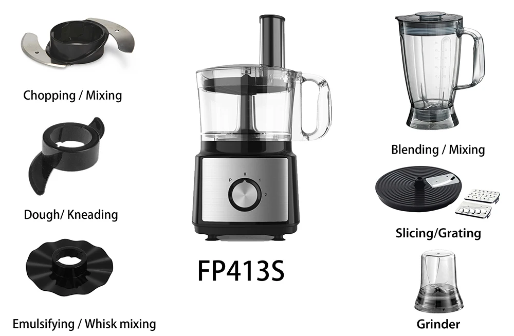 Powerful Full-featured Powerful Stainless Steel 1.8l Capacity Food ...