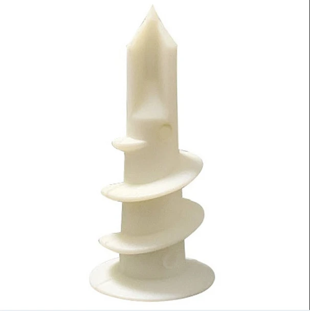 Gypsum board special spiral expansion pipe plastic plug white hollow ...