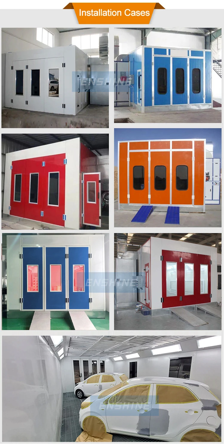 Body Repair Equipment Automotive Painting Spray Booths with Infrared ...