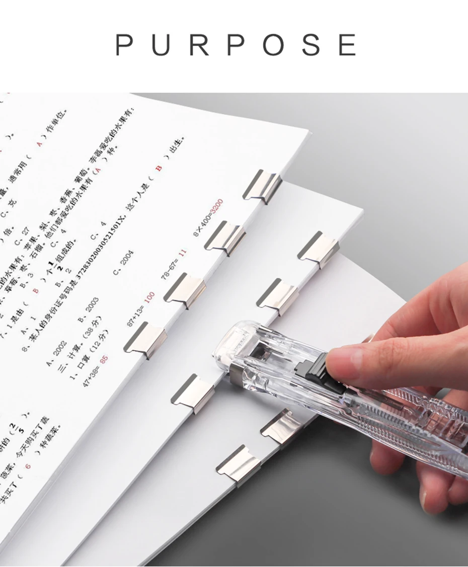 Deli 8591f Hand A4 Paper Clipper Fixer Stationery With Refills Metal ...