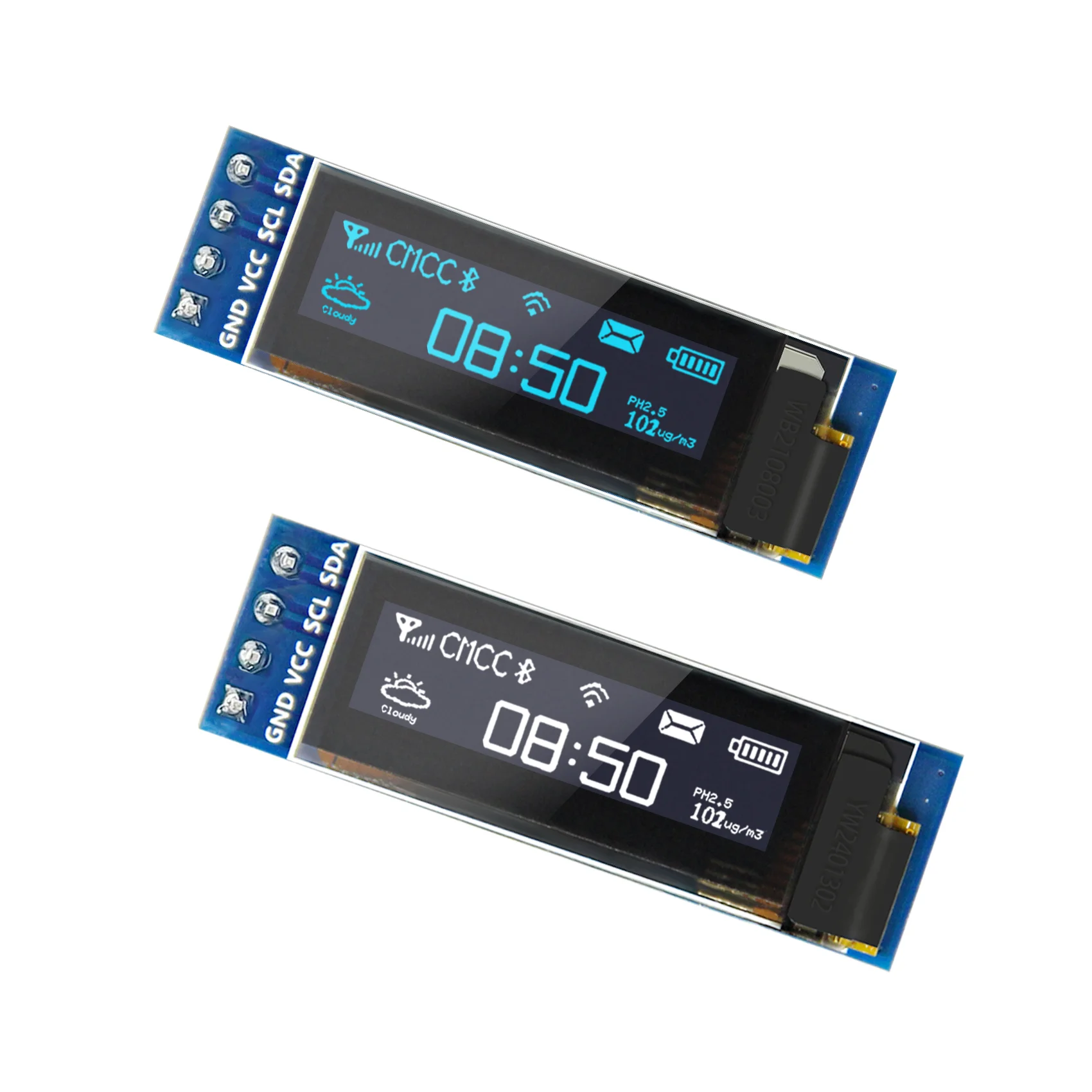 0.91 Inch OLED Display - SSD1306 Driver - 128*32 Resolution