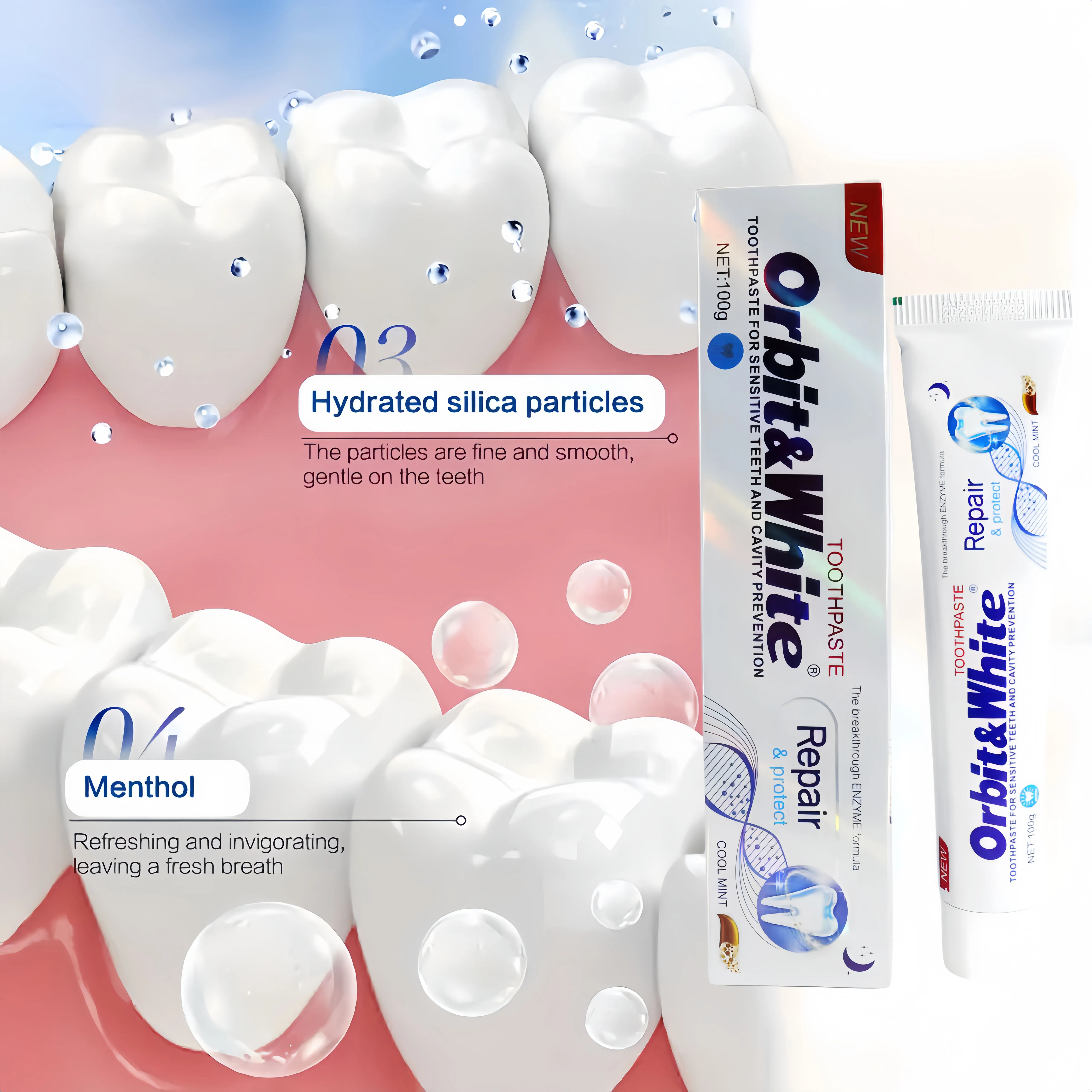 Hydroxyapatite Toothpaste Dientes Teeth Miswak Stick Toothpaste ...