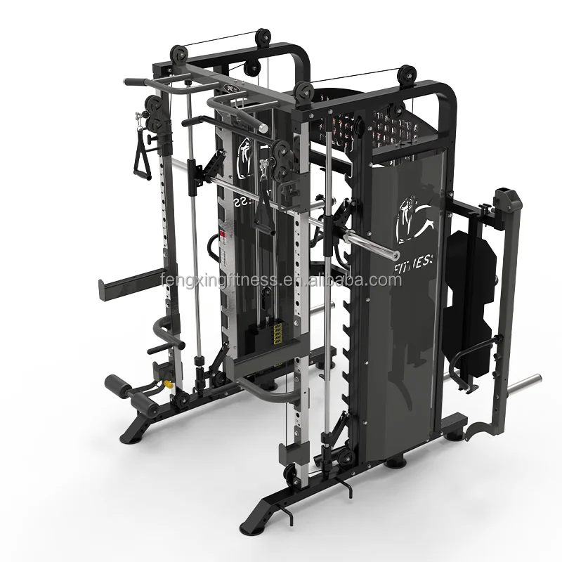 Wholesale Multi Function Home Use Smith Machine With Weight Stack Gym ...