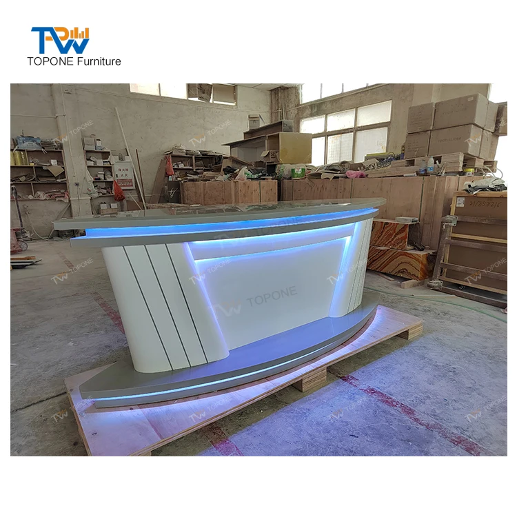 Customize Oval Live Broadcasting Table Interview Television Station Tv ...