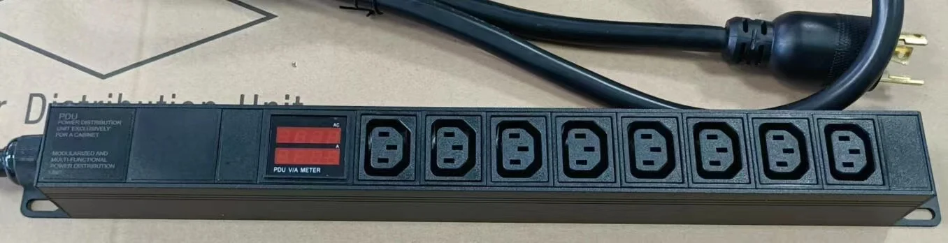19" 1u 30a 240v 8ways C13 Type Pdu For Network Rack Cabinet - Buy Pdu ...