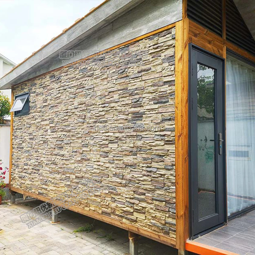 Artificial Wall Panels Cladding 3d Wall Panels Exterior Concrete Veneer ...