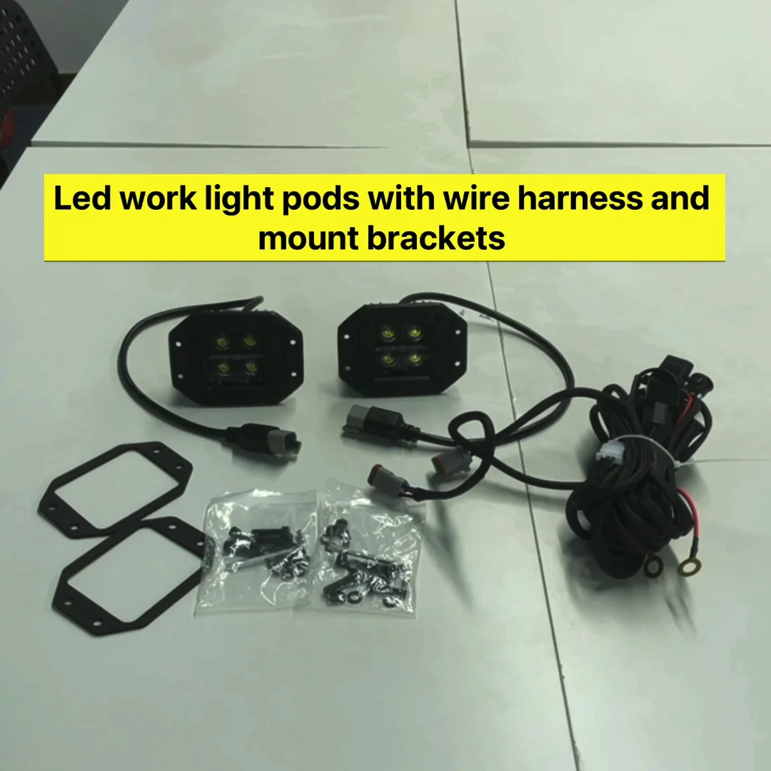 With Amber Drl 20w Brightness Auto Flush Mount Led Pod Lights - Buy ...