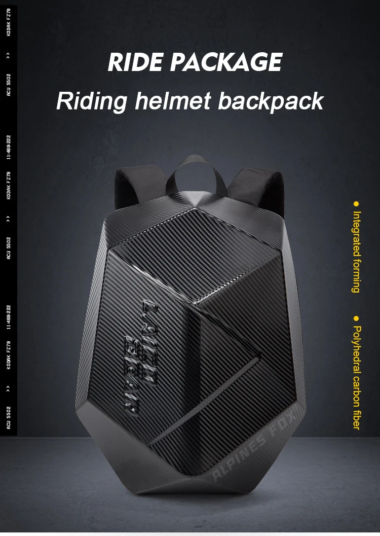 Waterproof Motorcycle Backpack for Full Face Helmets - Large Capacity ...