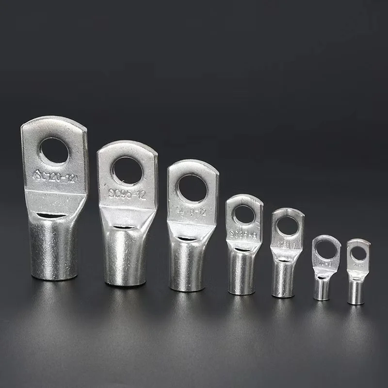 Tinned copper crimping cable lugs terminal lug electrical battery tube ...