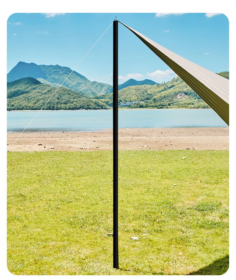 Full Blackout Vinyl Outdoor Octagonal Canopy Sun Shade Sun Protection ...