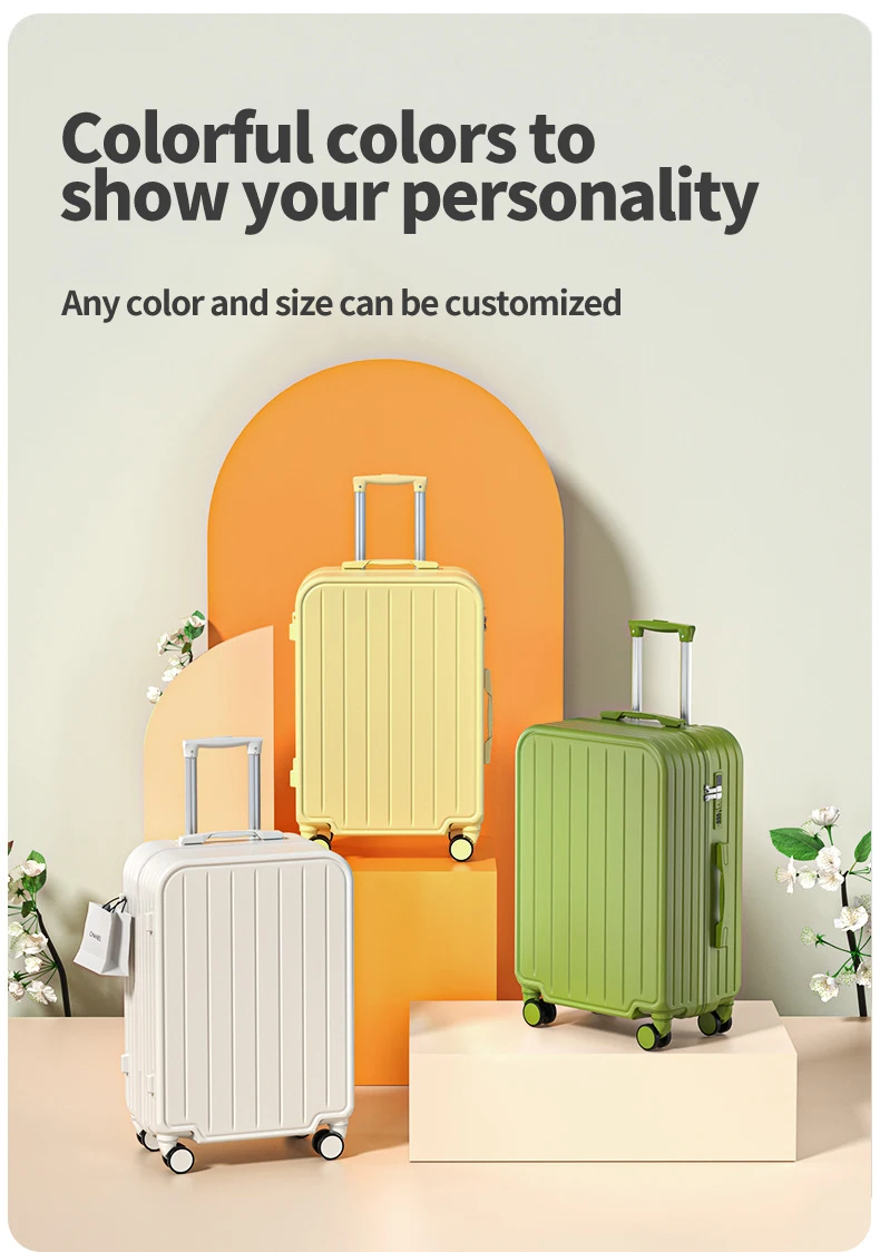 Multi-functional Fashion Luggage With Water Cup Holder Usb Interface ...