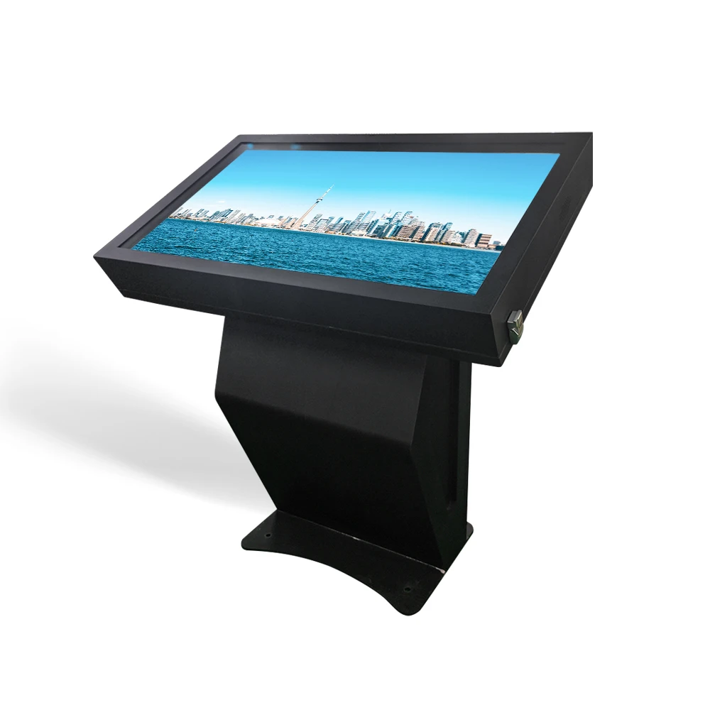 Outdoor Freestanding Totem 55 Inch High Resolution Digital Signage ...