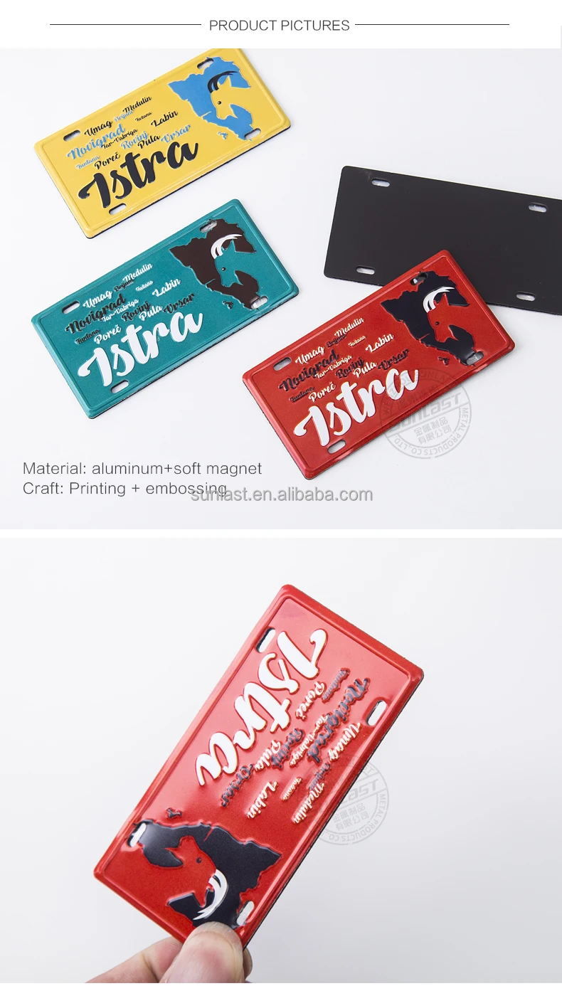 Japandi Magnetic Fridge Magnets - Custom Embossed Aluminium