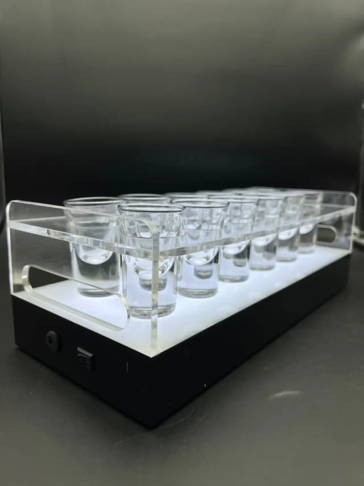 Customized Lighted Liquor Bottle Holder Stand Presenter Led Glorifier ...