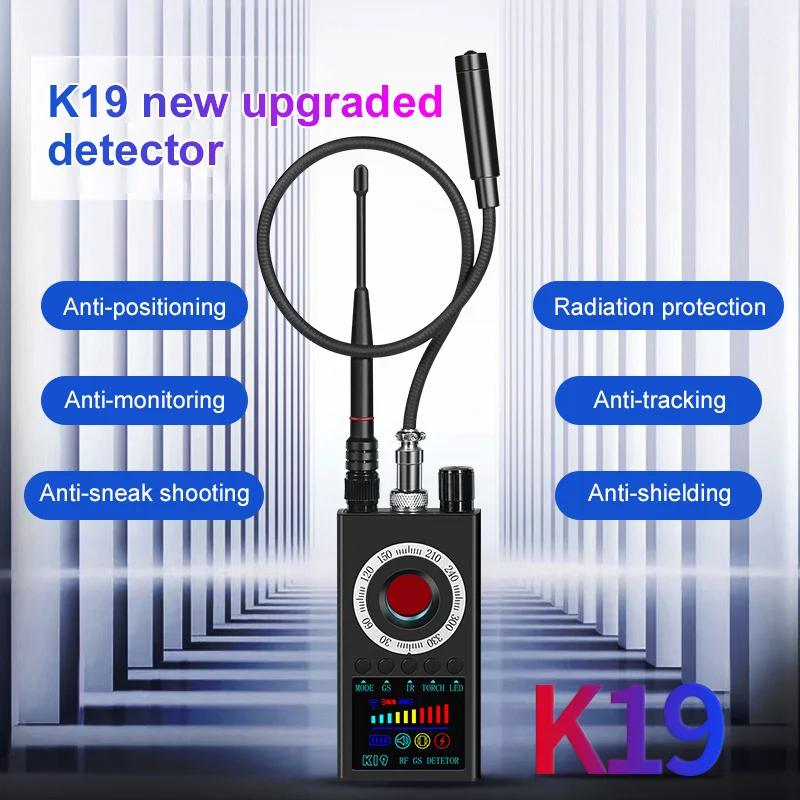 K19 Rf Signal Detector & Gps Bug Scanner - Handheld Security Device Odm