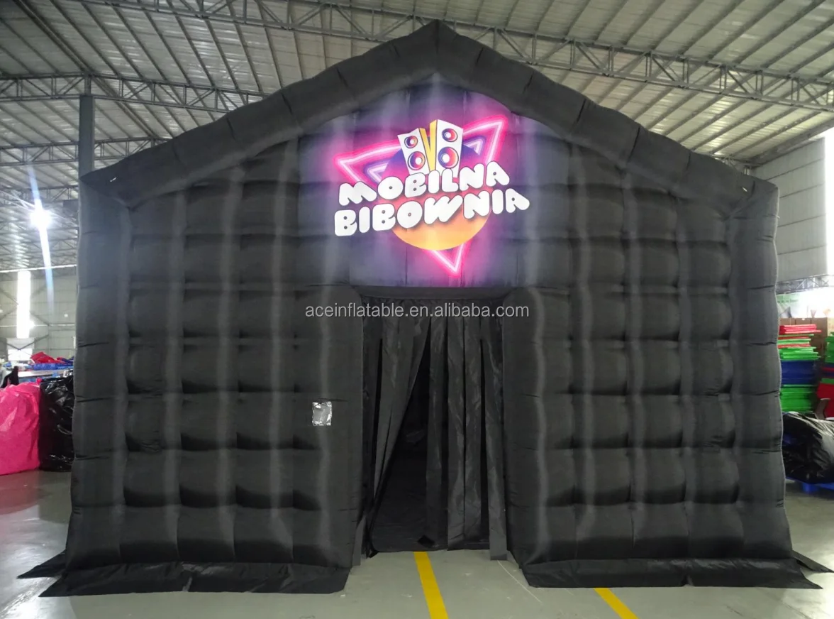 Inflatable Nightclub Tent with Disco Lighting & Accessories