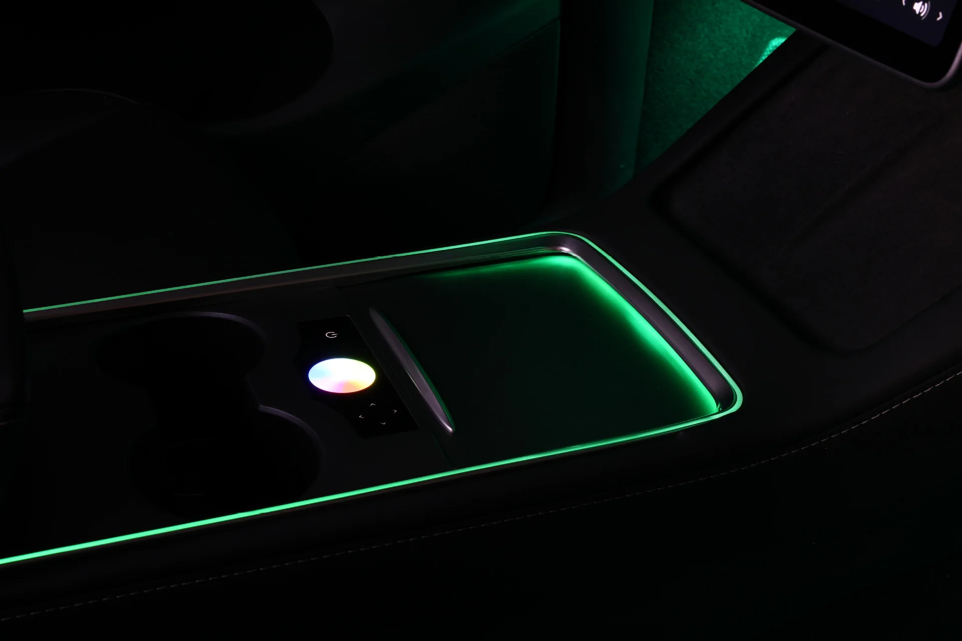Interior Car Ambient Light Center Console Dashboard Touch Panal Control ...