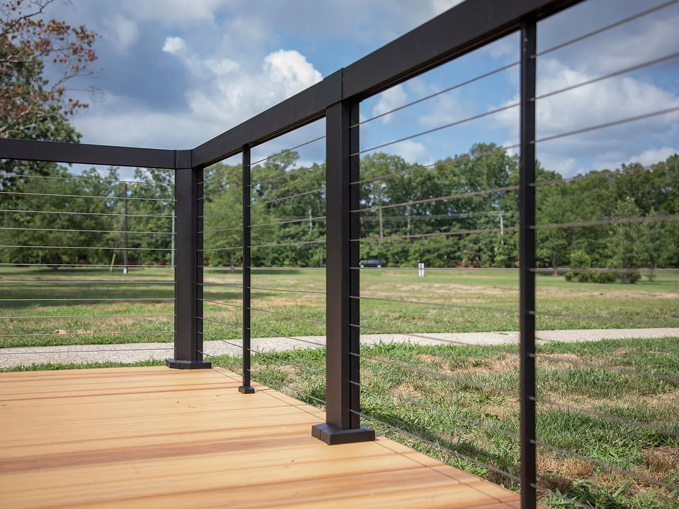 PRIMA Wire Cable Railing Black Cable Patio Railings 316 Stainless Steel ...