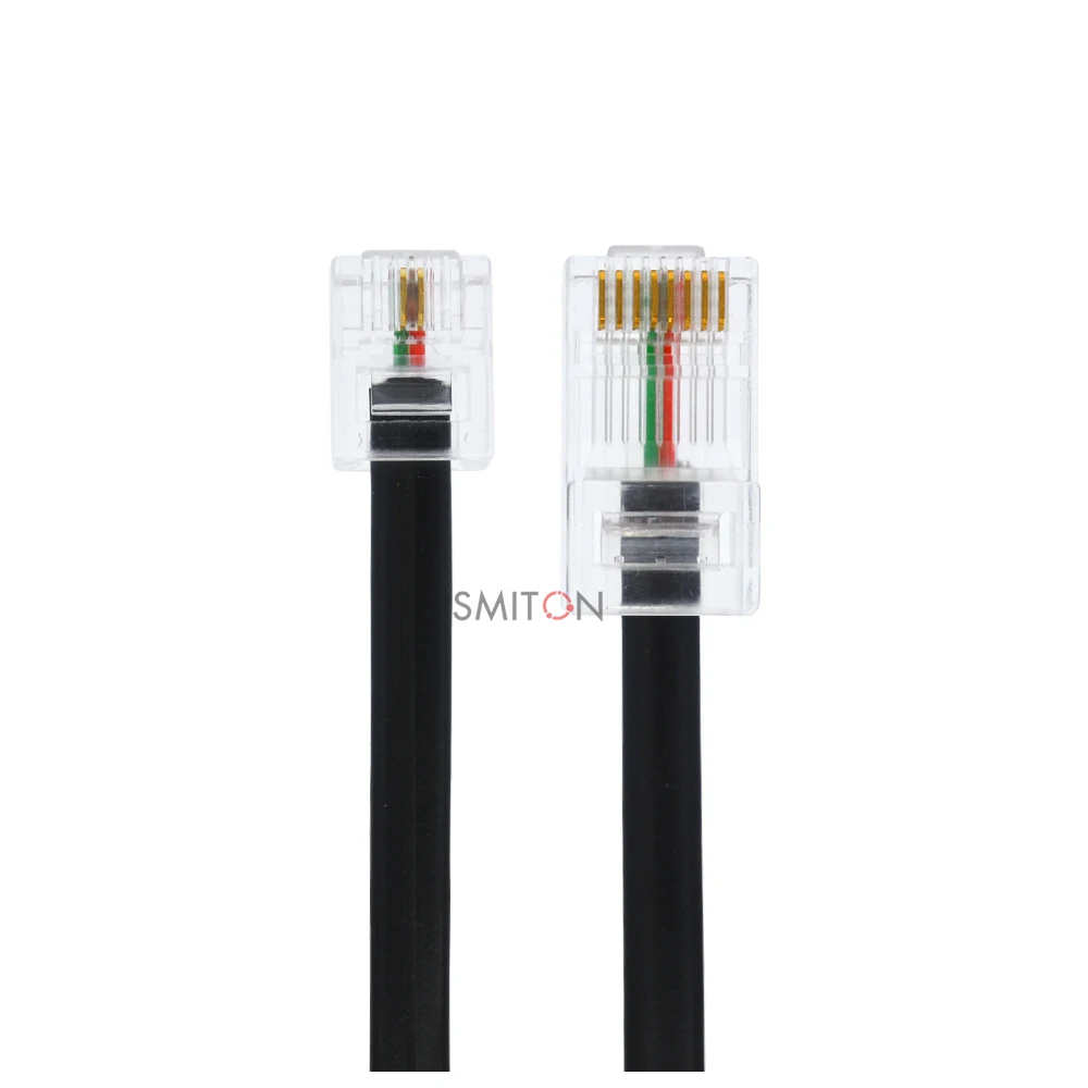 2 Conductor RJ11-RJ45 Telephone Cable 6P2C-8P4C Jumper Cable| Alibaba.com