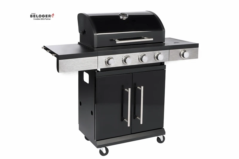 Round gas grid burner Camping gas stove with grill Outdoor stainless ...