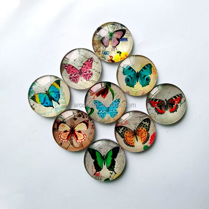 Custom Refrigerator Sublimation Crystal Glass Magnets Impressionist ...