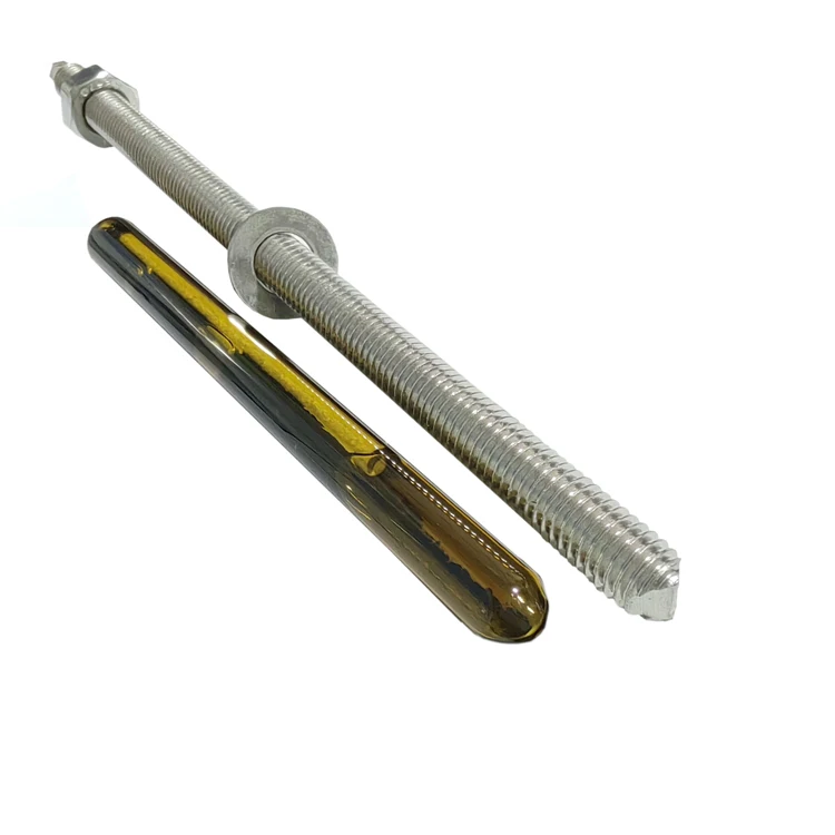 M8 M12 M16 Expansion Chemical Anchor Bolt 8.8 Grade Galvanized Concrete ...