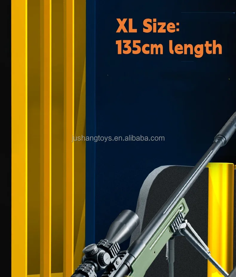 2023 New Awm Fully Auto Soft Bullet Air Gun Kid Toys Shooting Game With ...