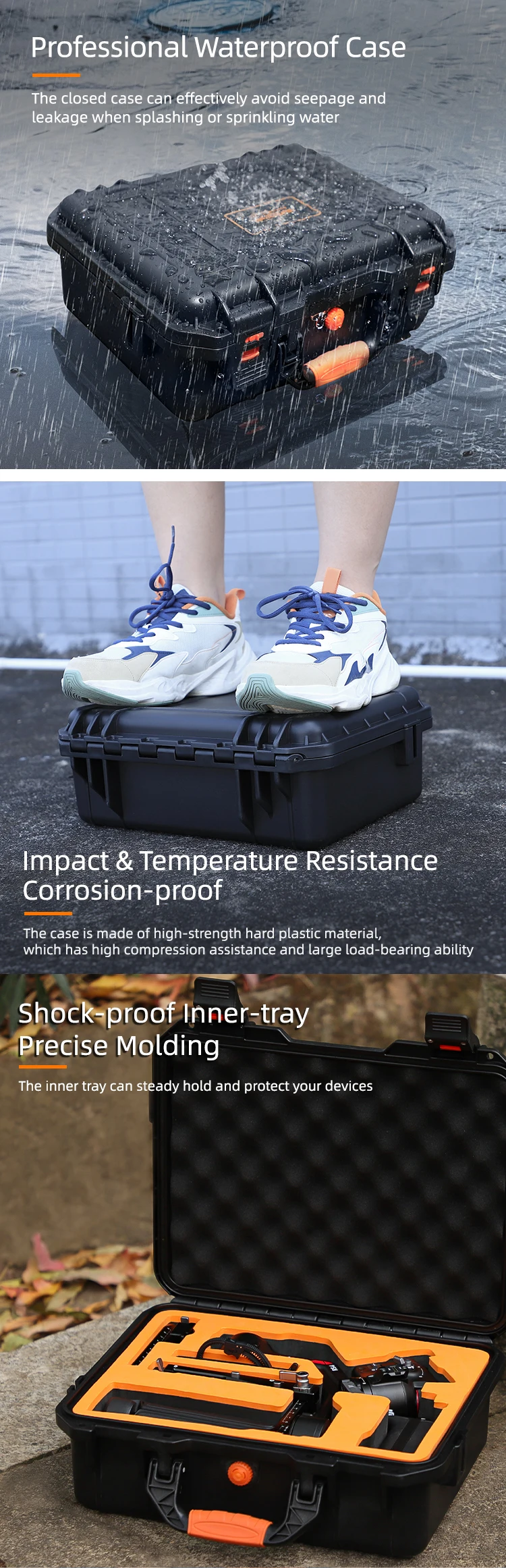 Sunnylife Safety Carrying Case Waterproof Hard Shell Professional ...