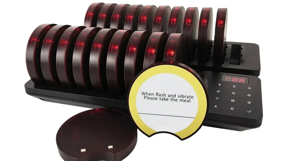 Cafe Coaster Paging Beeper 433mhz 10 Pieces Food Buzzers Restaurant ...