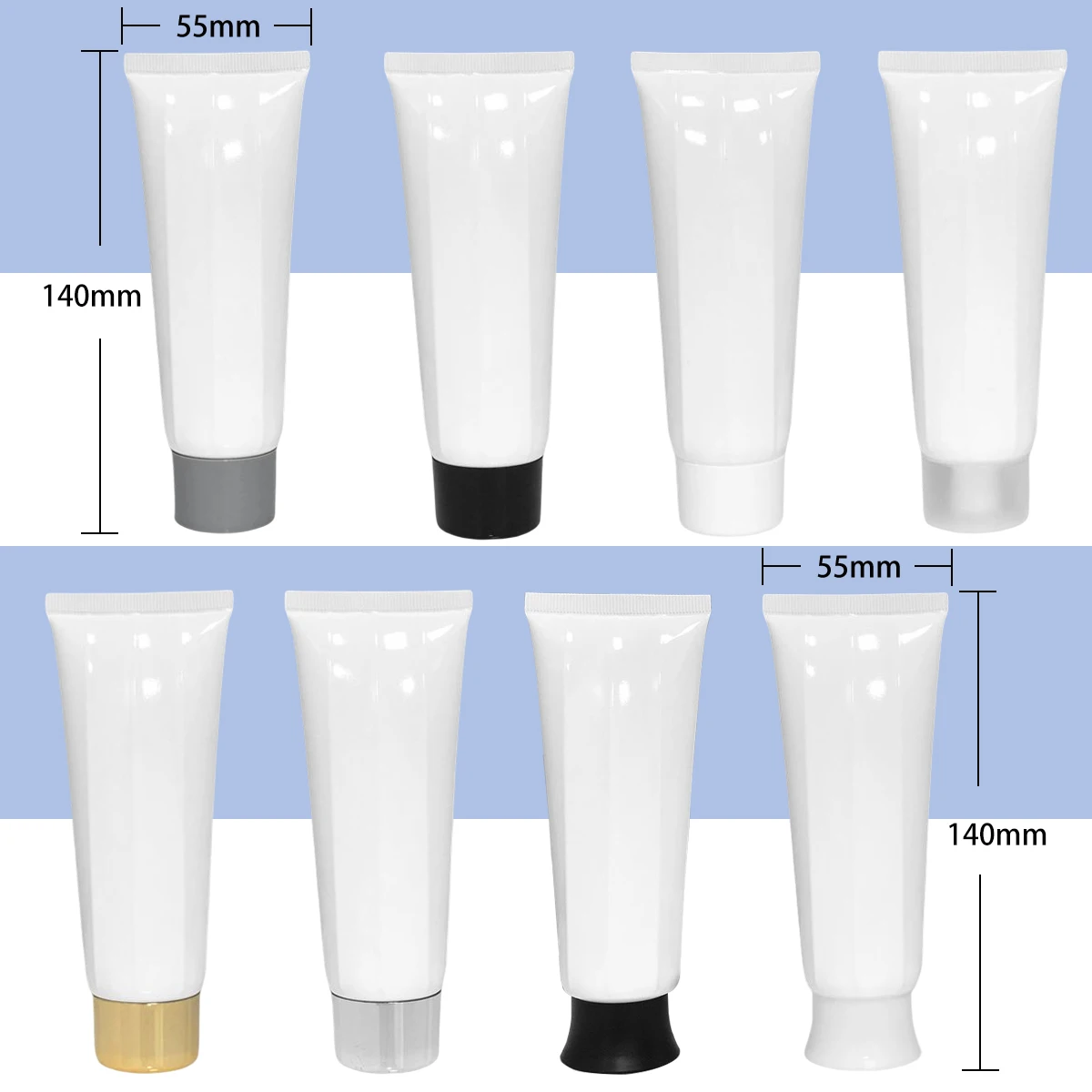 Packaging Containers for Creams Facial Cleanser Toothpaste 80 ml PE ...