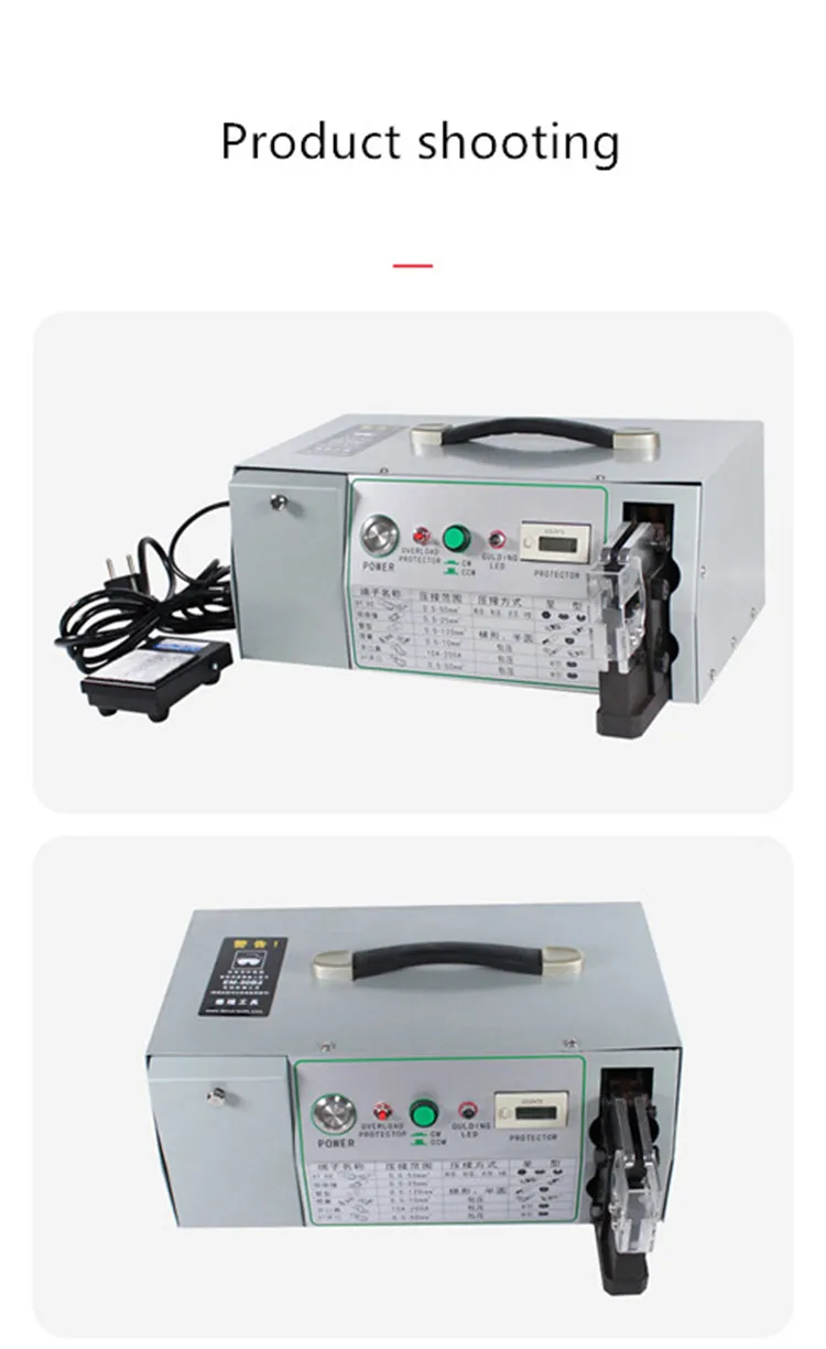 Electric Terminal Crimping Machine Multi-clamp Cable Terminal Crimping ...