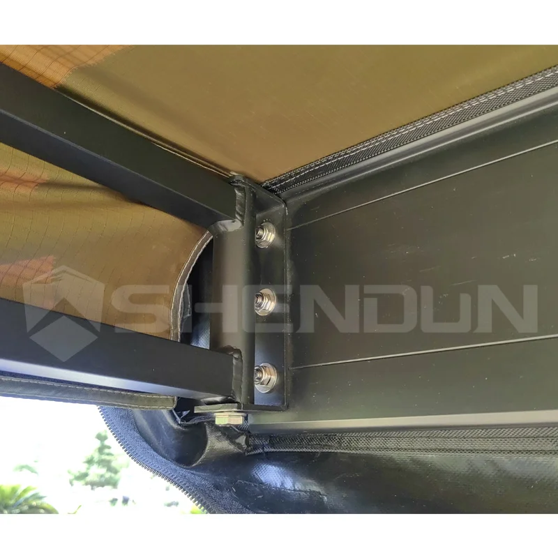 SNDN Large 180 Degree Awning Sunproof Waterproof Camping Free Standing ...