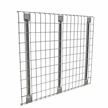Wire Mesh Deck Railing For Pallet Racks In Stacking Racks & Shelves ...